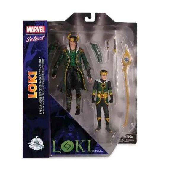 Marvel | Toys | Marvel Selec Loki With Kid Loki Exclusive Action Figure ...